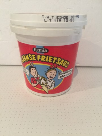 Lege beker Vlaamse Frietsaus - Suske en Wiske